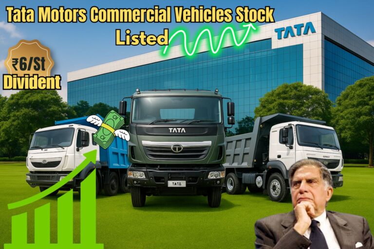 Tata motors commercial vehicles stock ₹6/Share dividend